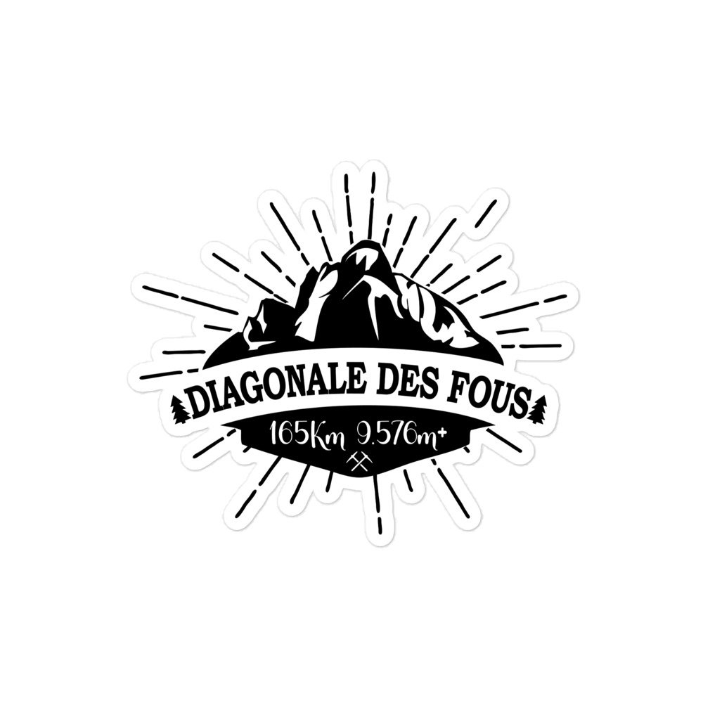 Pegatina Diagonale Des Fous | TRAIL SHIRTS