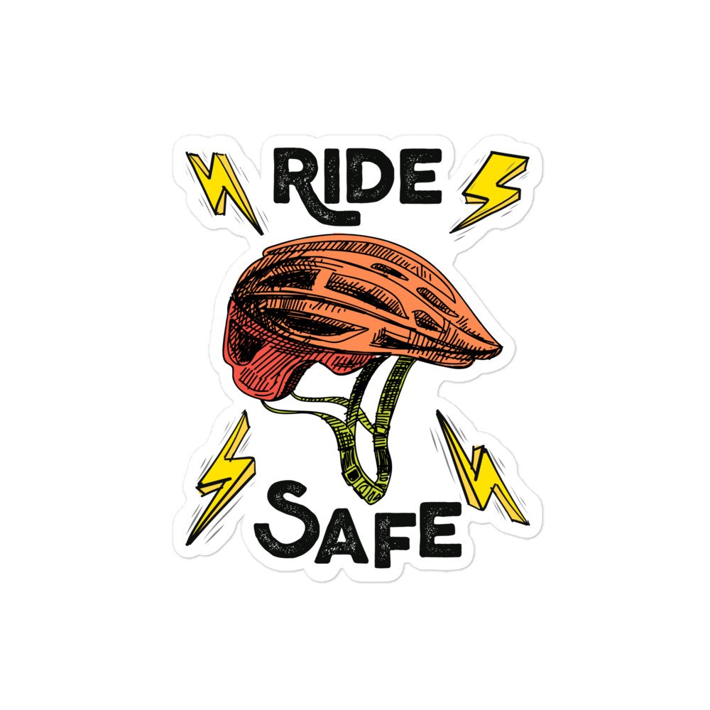 Pegatina Ride Safe | TRAIL SHIRTS