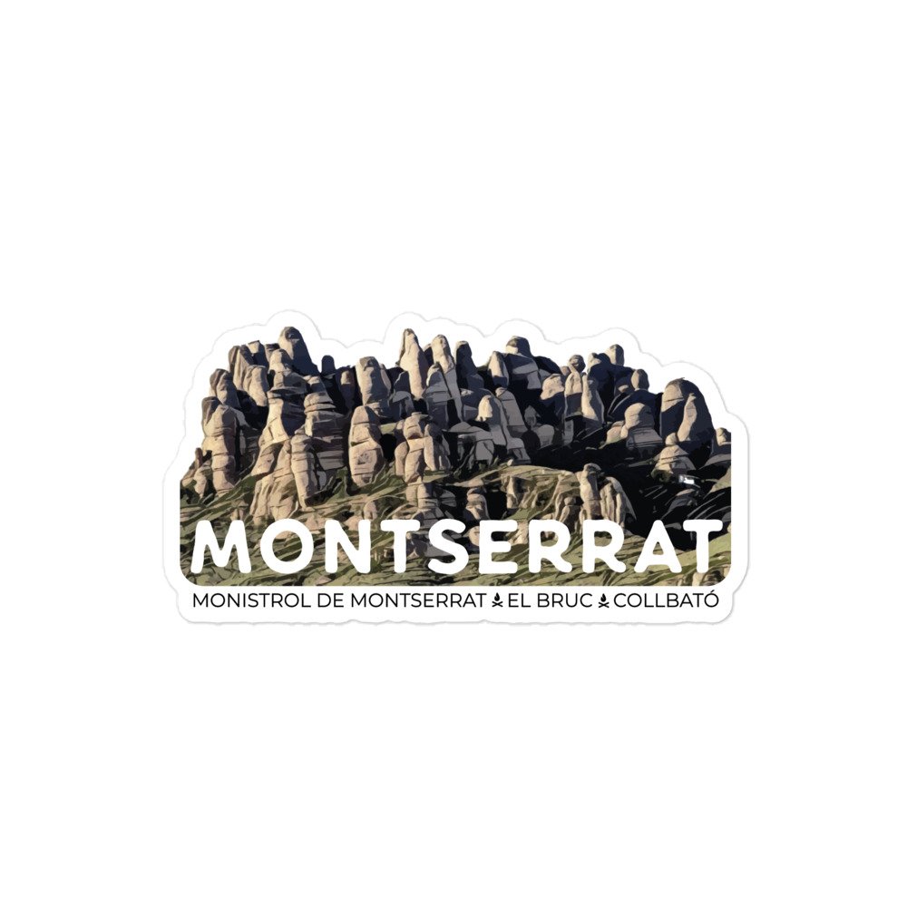 Pegatina Monserrat | TRAIL SHIRTS