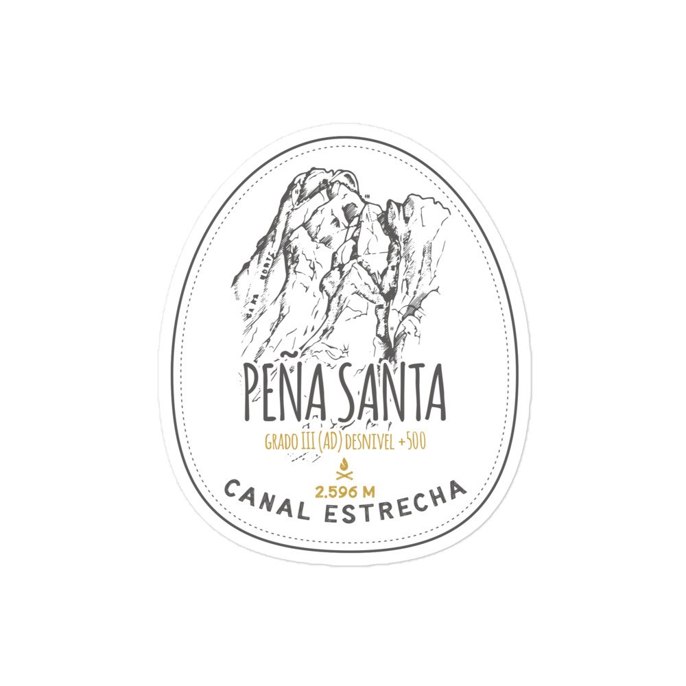 Pegatina Peña Santa | TRAIL SHIRTS